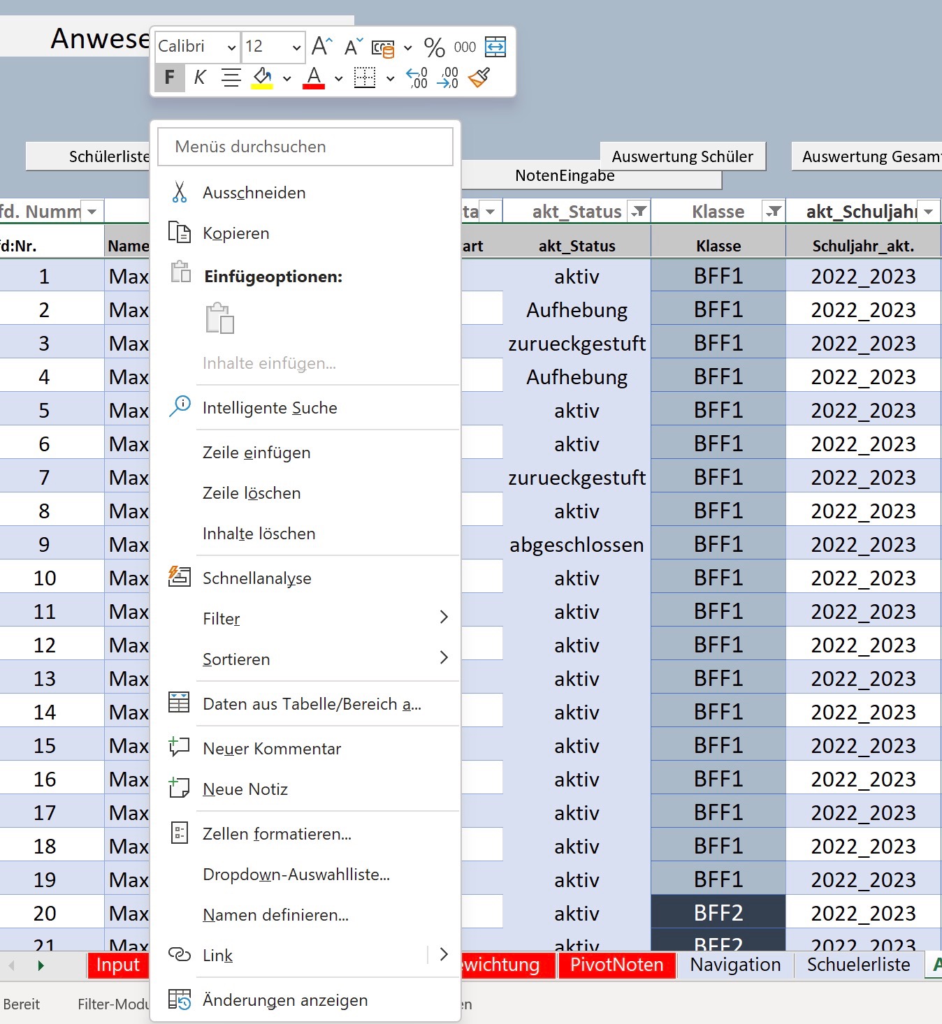 Excel Zeile ausblenden - Microsoft Q&A