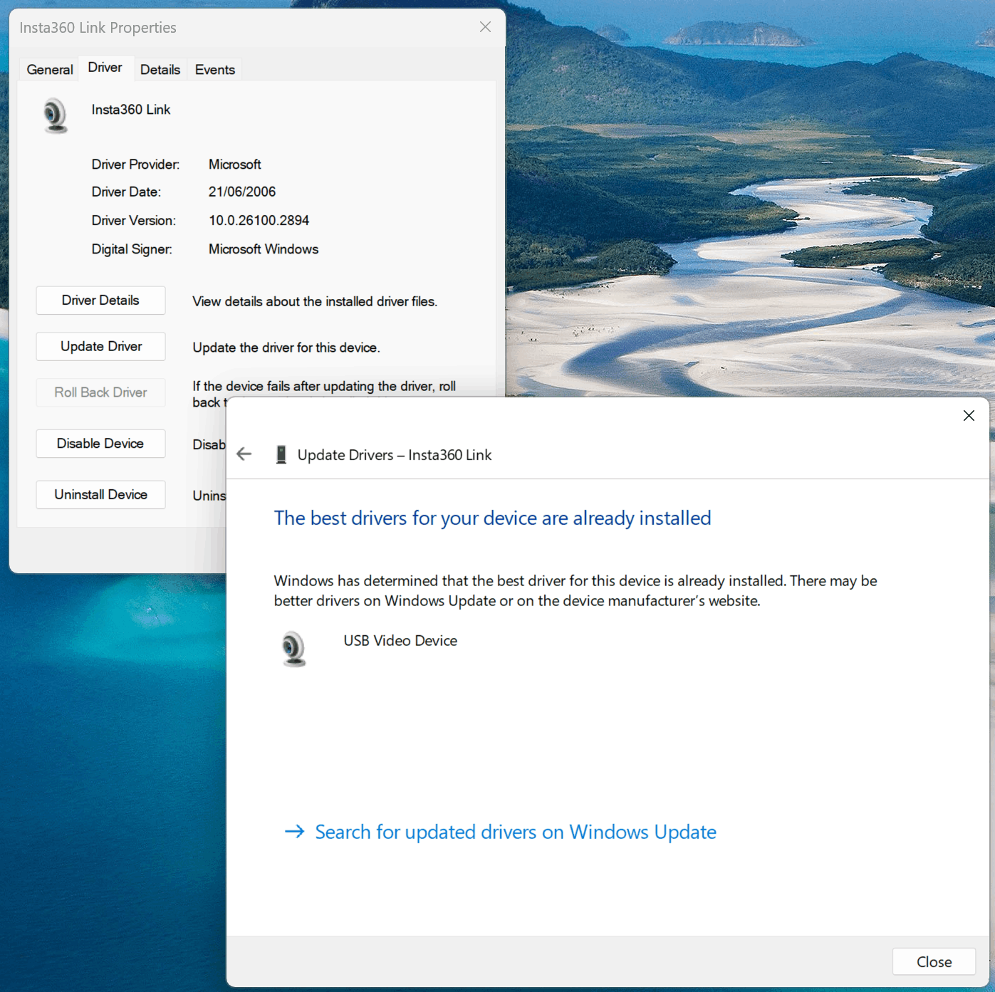 Latest Windows Update messed up external webcam - Microsoft Q&A