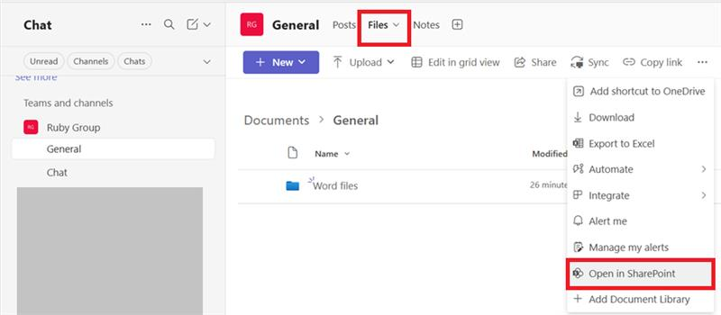 Teams channel is not loading in SharePoint - Microsoft Q&A