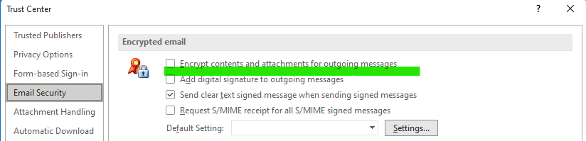 How to encrypt an attachment in Outlook Mail? - Microsoft Q&A