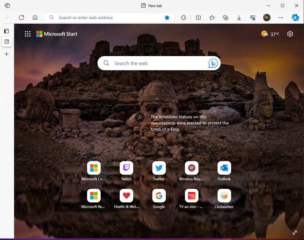 Microsoft Edge New Tab does not work - Microsoft Q&A
