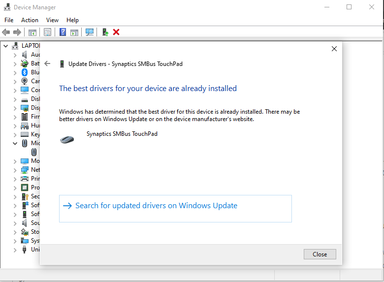 Touch Pad Not Working Properly - Microsoft Q&A
