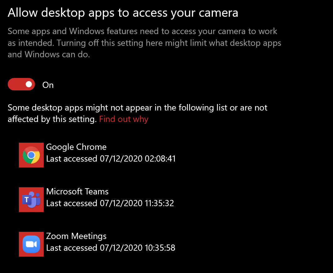 Blank camera on teams issue - Microsoft Q&A