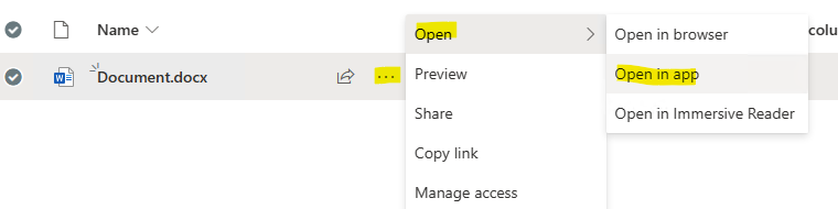 Getting 403 opening a Word Document from Sharepoint - Microsoft Q&A