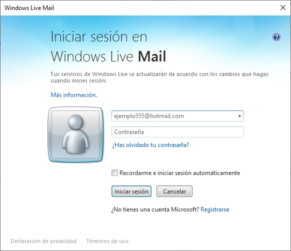 Windows Live Mail - Iniciar sesión en windows live mail - Microsoft Q&A