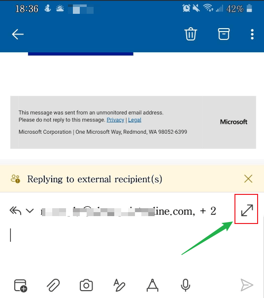 Signature on reply through android outlook app - Microsoft Q&A