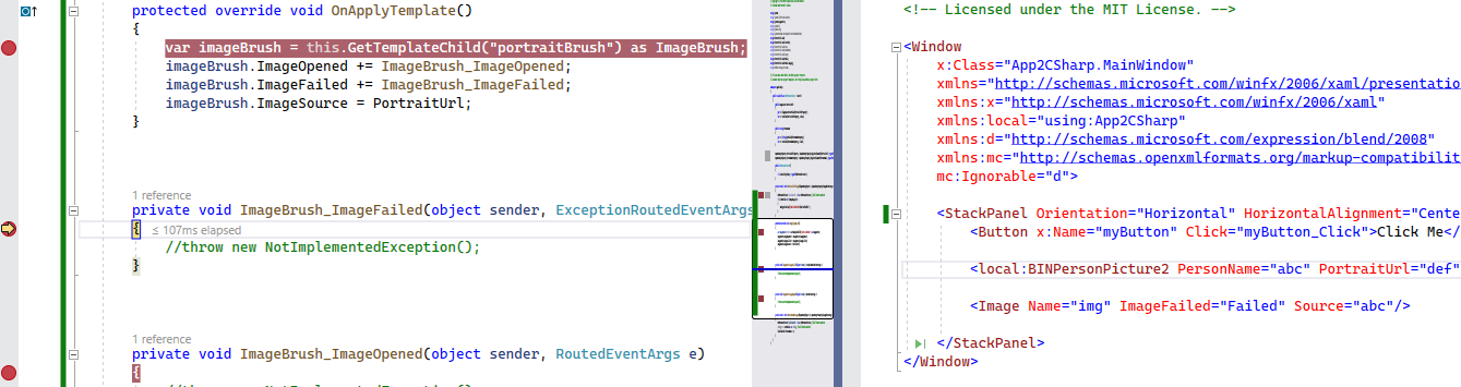 How to handle ImageFailed event in custom control in WinUI3? - Microsoft Q&A