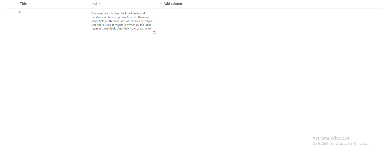 Can We Able To Hover Over The Text Of Multi Lines Of Text In Sharepoint List Without Opening The 
