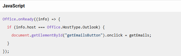How to call Microsoft Graph APIs from a JavaScript Outlook Add-In - Microsoft Q&A