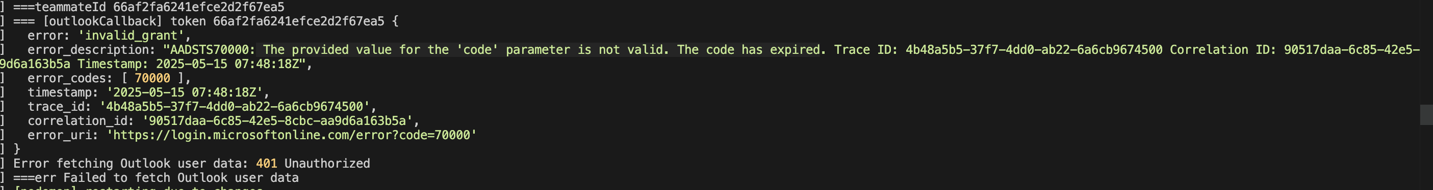 OAuth problem for some Microsoft account? - Microsoft Q&A