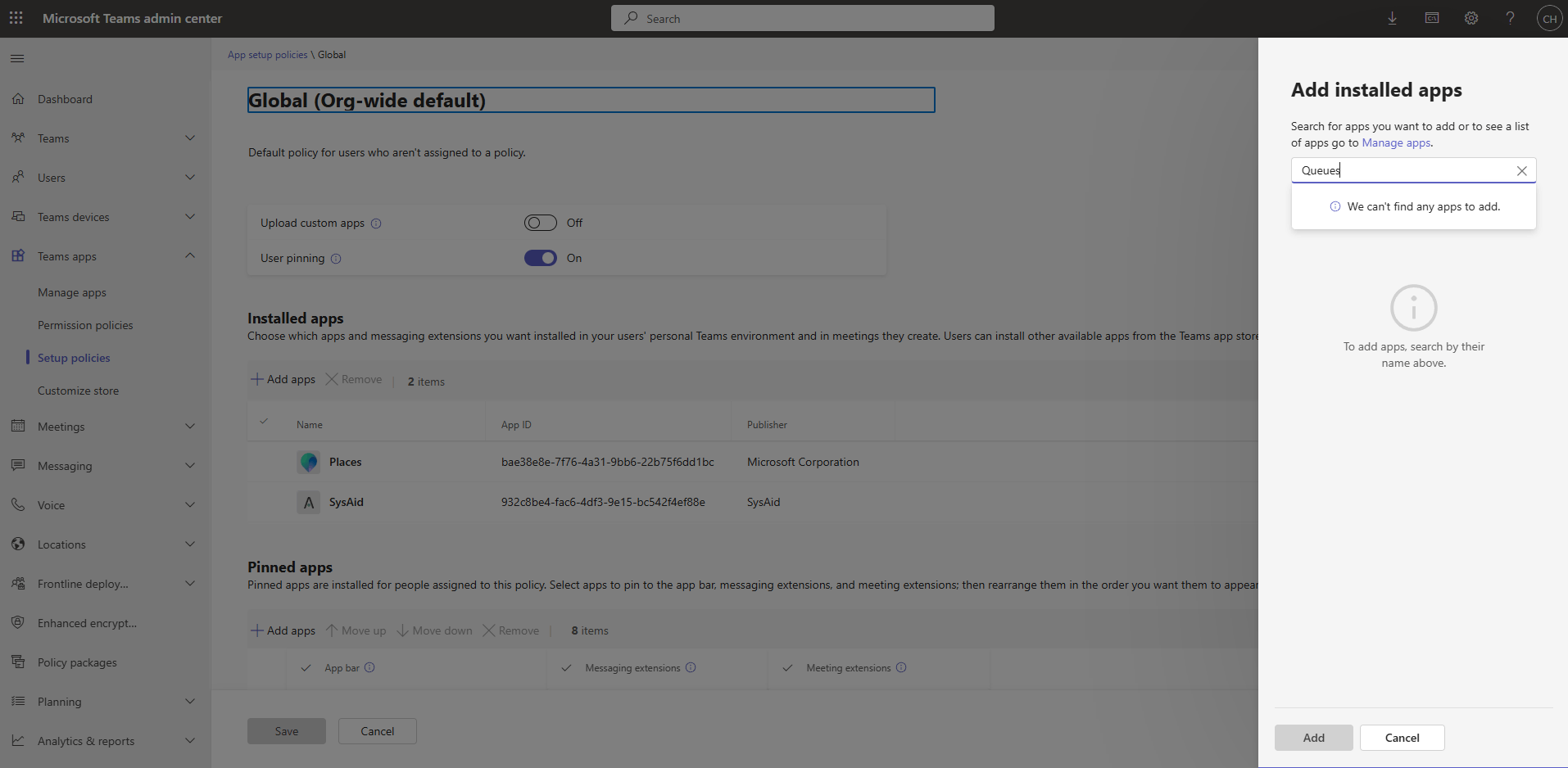 Teams Premium Queues App | Not appearing in the Teams client over 48 hours - Microsoft Q&A