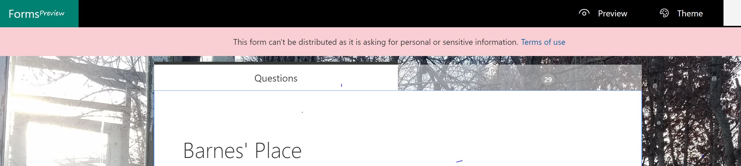Microsoft Form (Application) - Microsoft Q&A