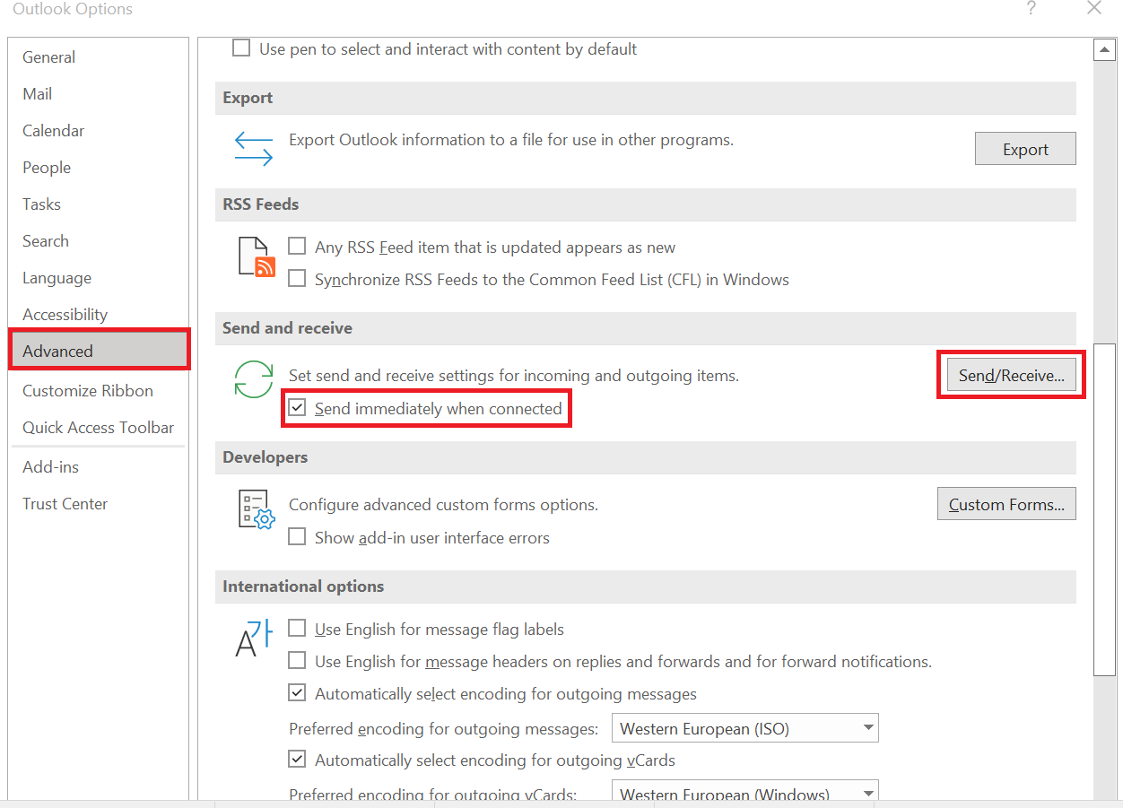 Outlook Send/Receive Progress - Microsoft Q&A