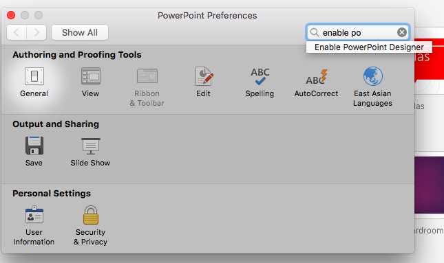 How to enable Designer option in powerpoint Office 365 ( Personal ) on ...