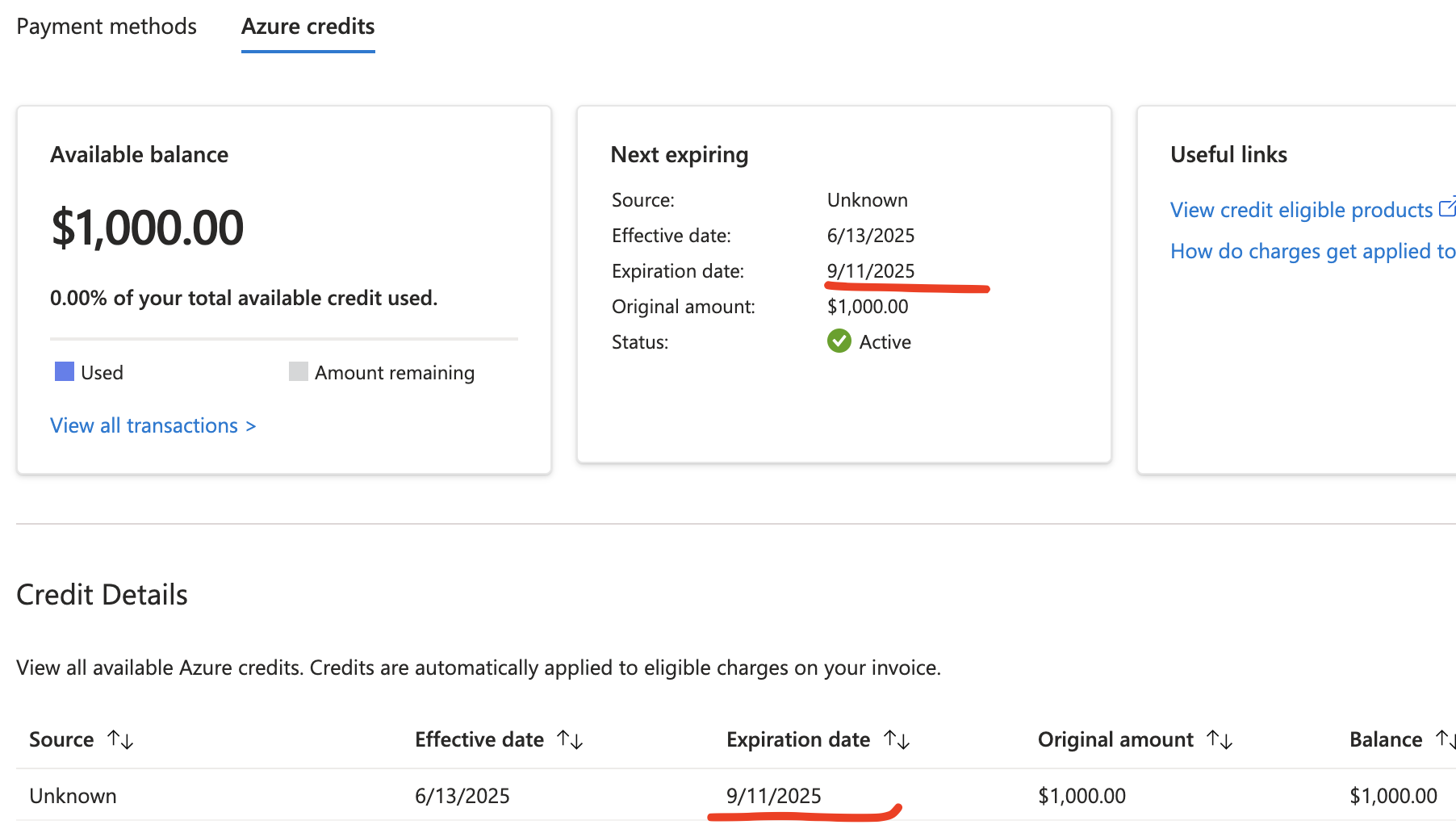 Cannot find founders hub azure Credits in Azure Subscription ...
