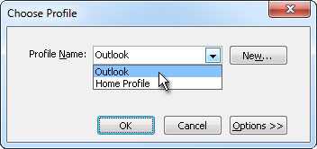 Outlook keeps automatically switching between profiles, how do you stop ...