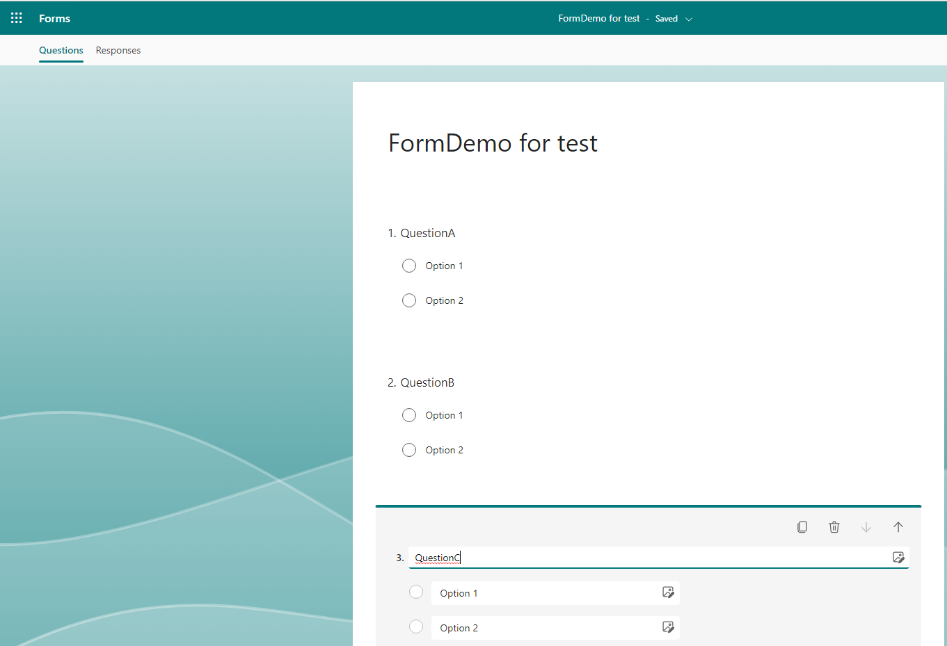 Code to automate MS Form responses to a SharePoint list. - Microsoft Q&A