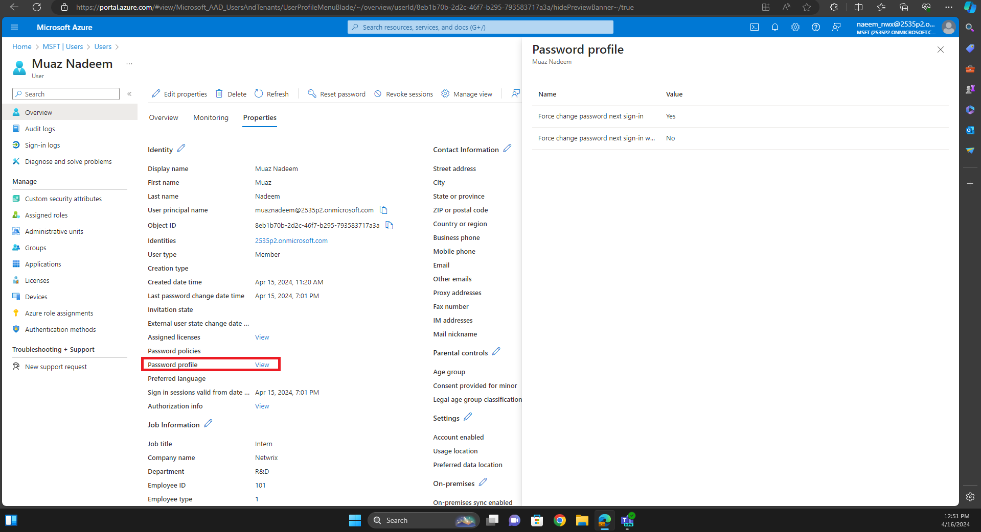 Force password change on next sign-in with MFA - Microsoft Q&A Force password change on next sign-in with MFA - Microsoft Q&A