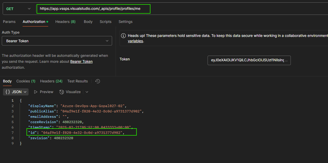 Unable to list Azure DevOps Organization by Azure DevOps REST API using ... Unable to list Azure DevOps Organization by Azure DevOps REST API using ...