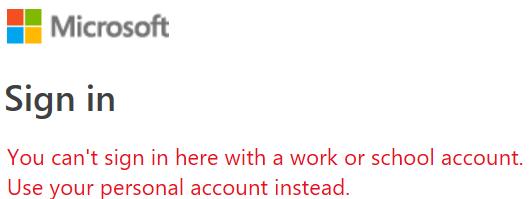 Desktop Copilot app is unable to sign in with a Work or School account ...