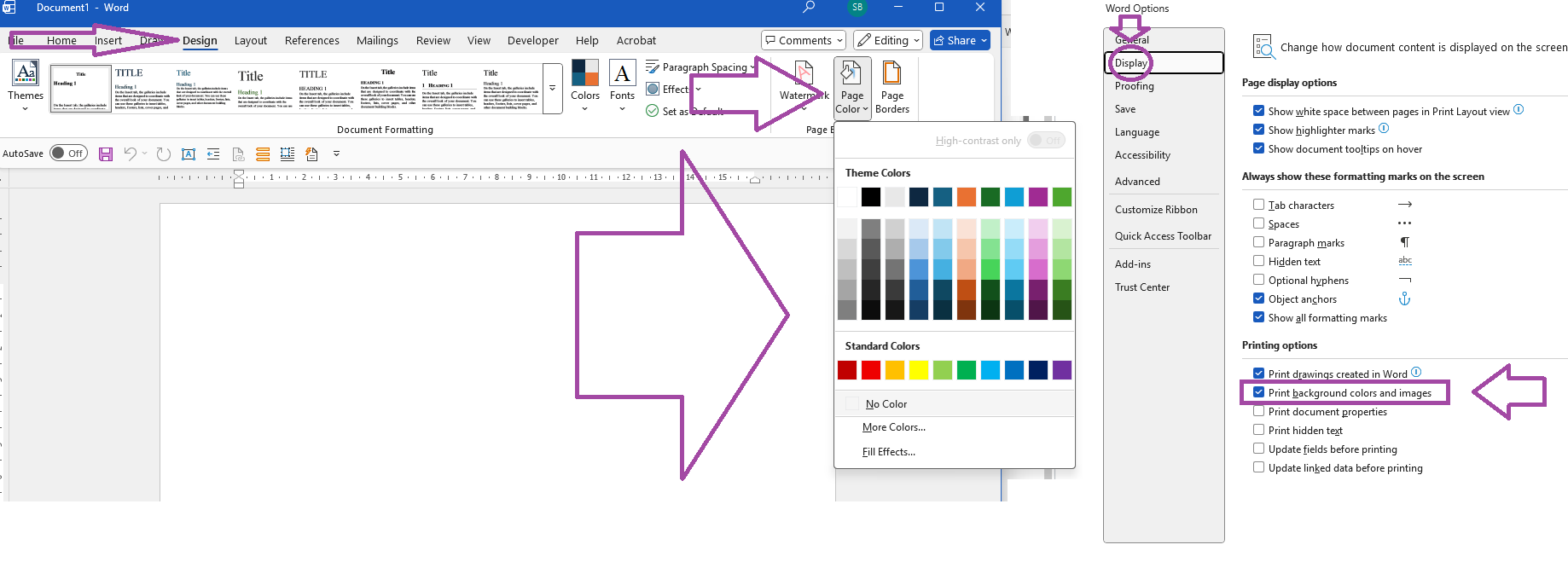 How do I change the background in Word on Microsoft 365 - Microsoft Q&A