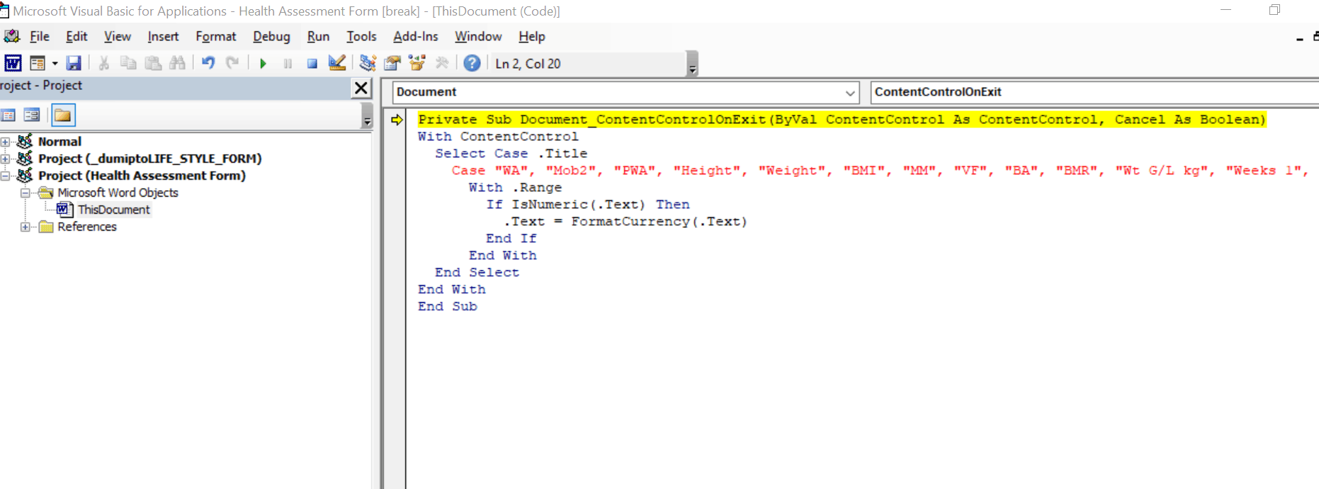How do I format a content control with numbers? - Microsoft Q&A