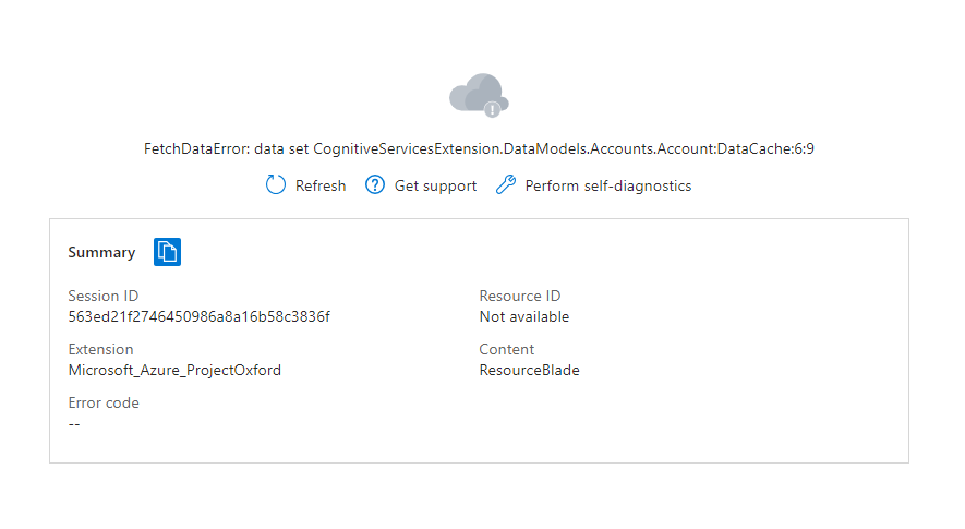 Can't open Form Recognizer resource - Microsoft Q&A