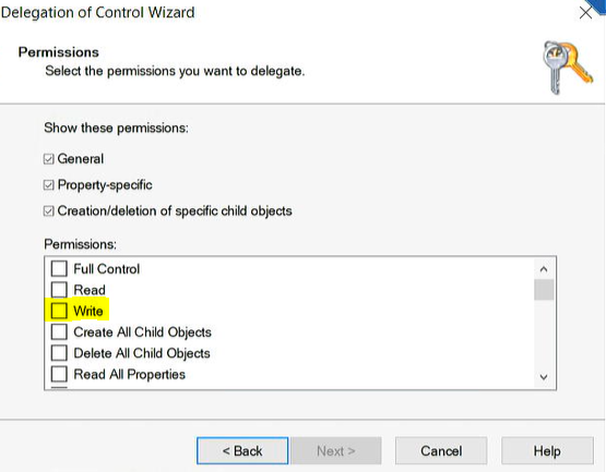 AD permissions for Service account - it can create and delete within ...