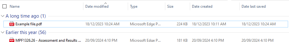 Why doesn't the Downloads folder show new files first when sorting by 'Date Modified ...