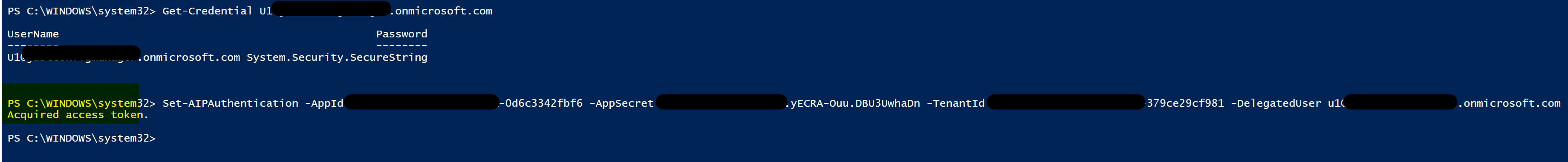 Unable to Authenticate App - AIP Scanner - Microsoft Q&A Unable to Authenticate App - AIP Scanner - Microsoft Q&A