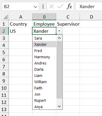 I am trying to create dependent Drop-Down lists in Excel. Is this ...