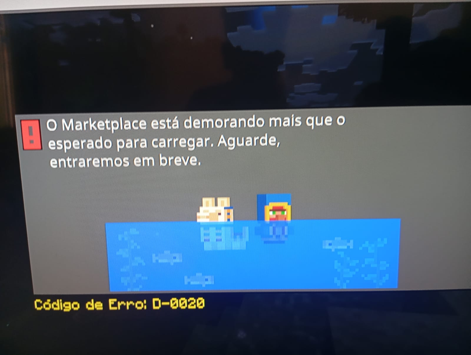 Erro no Minecraft D-0020 - Microsoft Q&A