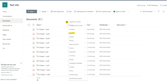 Sharepoint folder - numerical order? - Microsoft Q&A