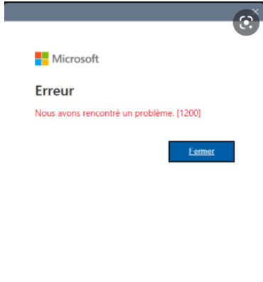 When access the onedrive and it showing Error :0x8004dec5 and 1200 ...