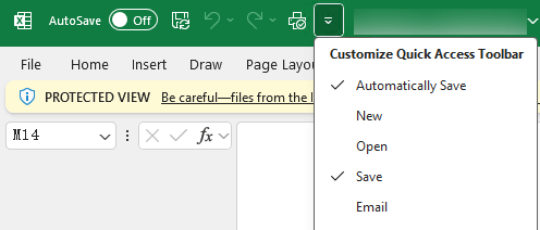 Autosave function suddenly disappeared and I can't turn autosave back ...