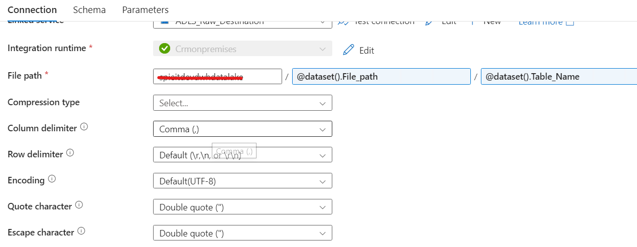 Delimiter Issue in copy activty - Microsoft Q&A