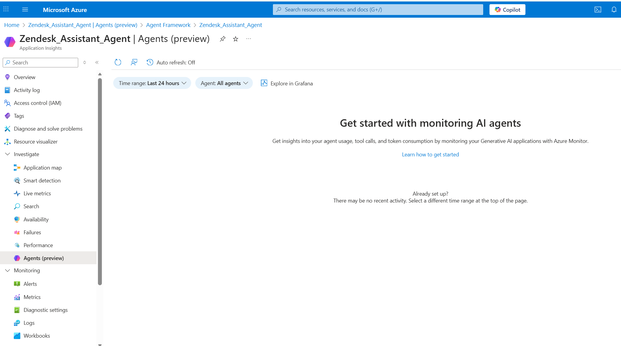 Monitoring Copilot agent - Microsoft Q&A