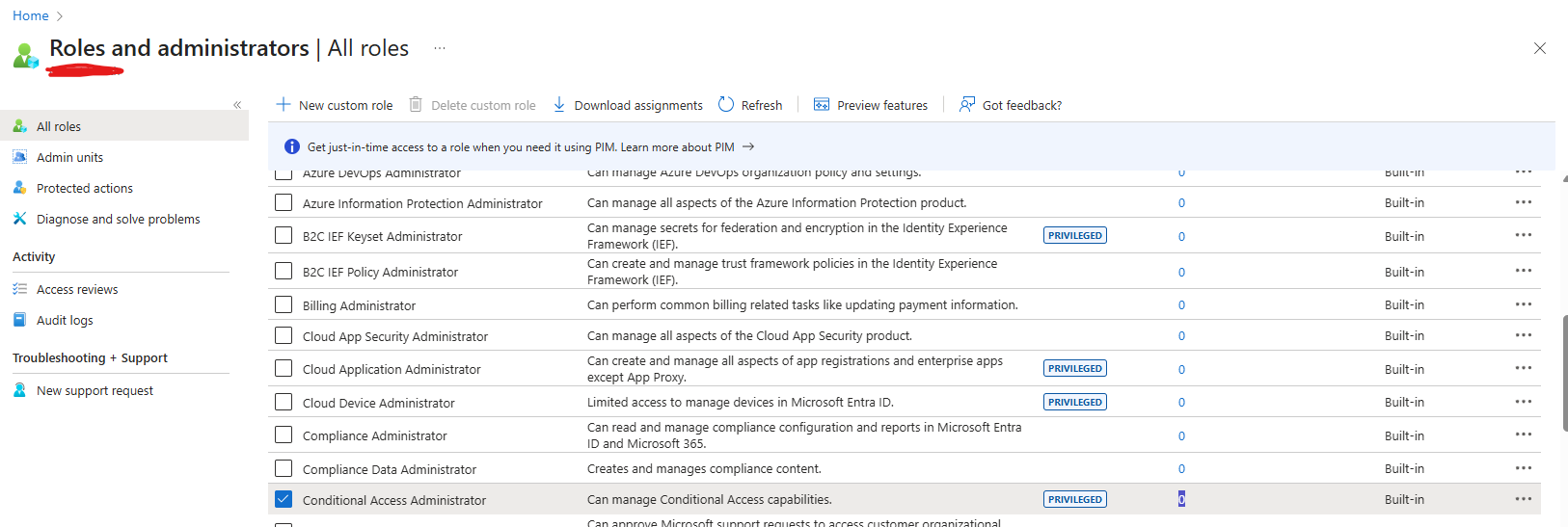 How can I give a System Administrator access to Conditional Access Insight and Reporting ...