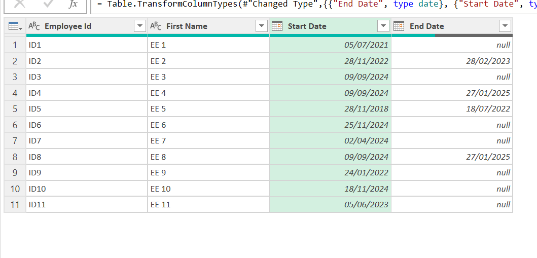 How to Calculate Total Headcount for Each Year (Not Just New Hires) in ...