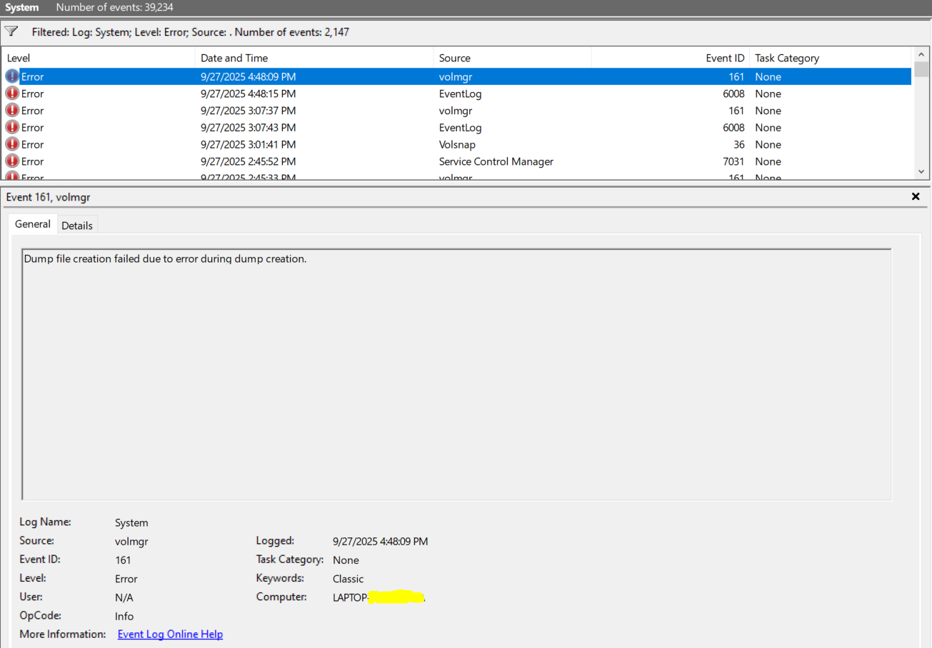 Constant BSOD problems, tried a variety of things but nothing works ...
