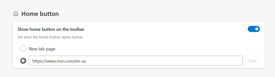 msn as my home page. - Microsoft Q&A