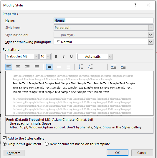 Some styles change after savings document - Microsoft Q&A