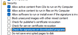 Microsoft blocked ActiveX control in Edge in IE mode, can't install ...