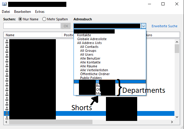 Why doesn't Outlook sort the departments correctly in the OAB? - Microsoft Q&A