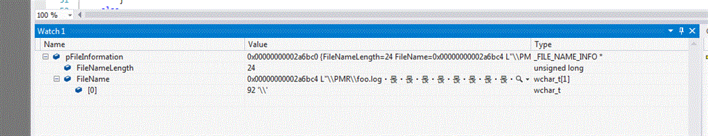 Using of GetFileInformationByHandleEx - Microsoft Q&A