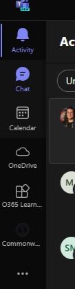 My in-Teams "Teams" icon disappeared - Microsoft Q&A