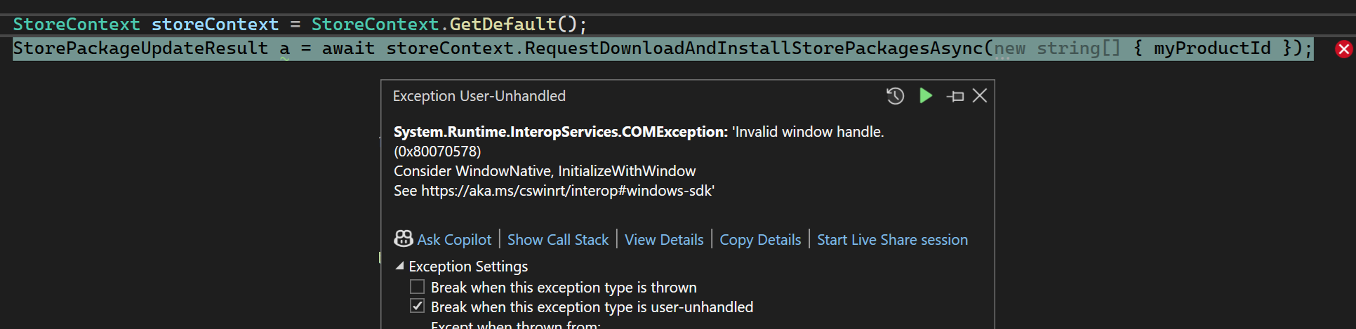 How do I receive the download progress of a Microsoft Store package ...