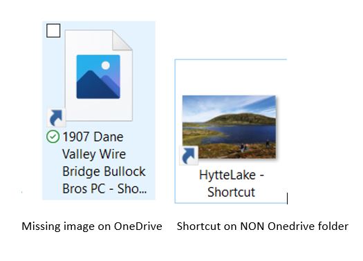 Blank Shortcut Icons on OneDrive - Microsoft Q&A