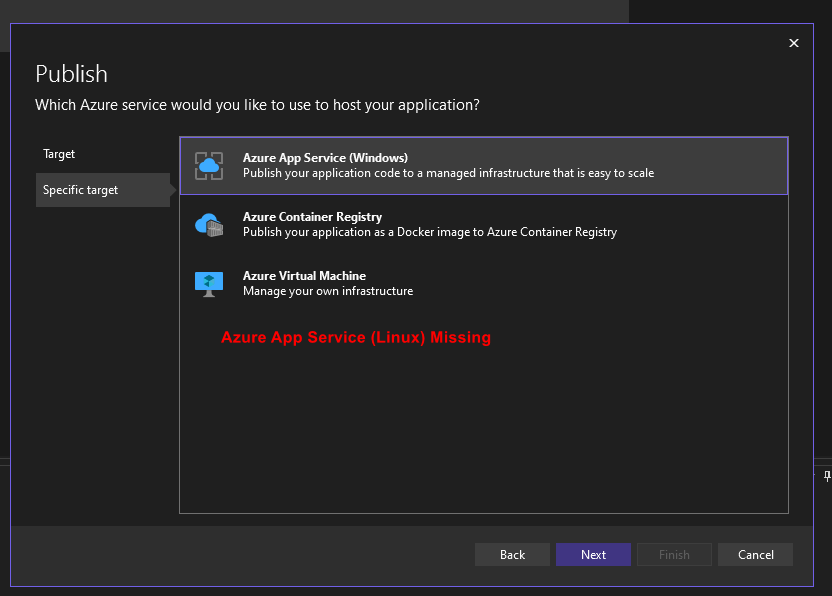 Publish Python Web App to Azure App Service (Linux) in Visual Studio ...