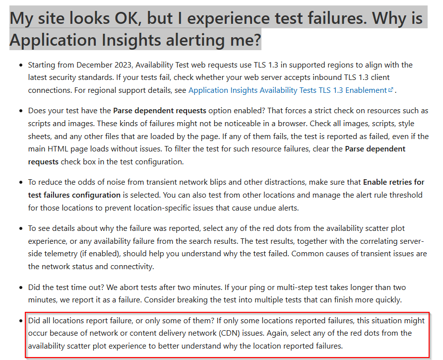 Azure Monitor alert activated – failed locations - Microsoft Q&A